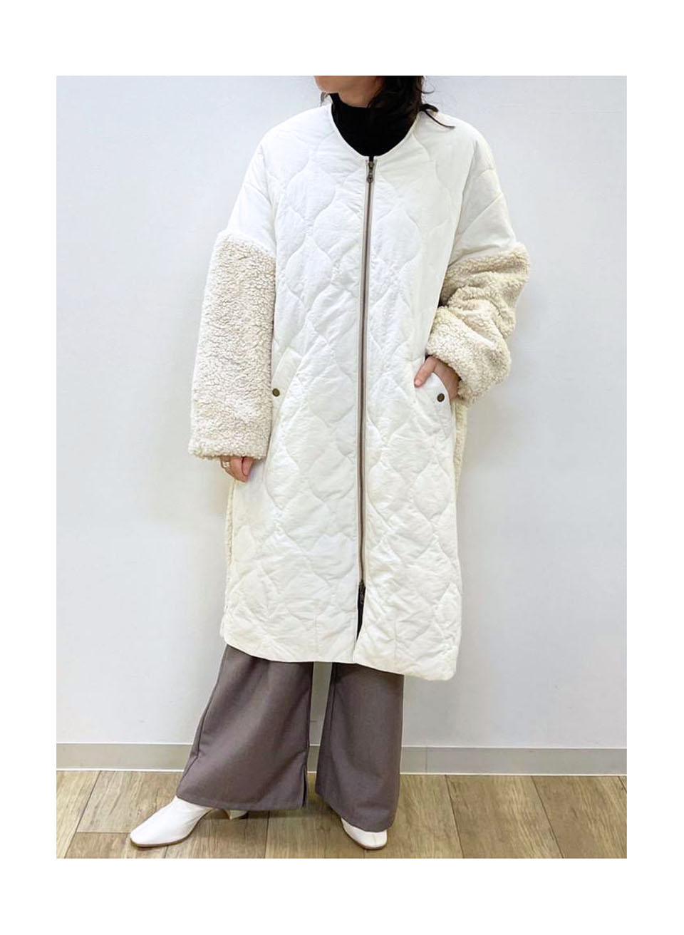 Quilt/Boa Coat